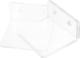 BESPORTBLE Transparenter Acryl Wandregal 3 St&uuml;ck Selbstklebender Pflanzenst&auml;nder f&uuml;r Blument&ouml;pfe Platzsparendes Wanddisplay f&uuml;r Badezimmer Schlafzimmer und K&uuml;che