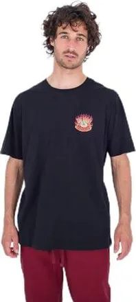 Hurley Evd Bowls SS T-Shirt, Noir, S Homme