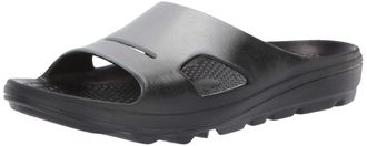 Spenco Herren Fusion 2 Fade Slide Schiebe-Sandalen, GRAU, 42 EU