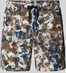 A|X Armani Exchange Shorts im Allover-Look mit elastischem Bund