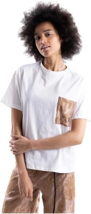 H2O Femme, Tops, Blanc, Taille: 40 FR T-shirt &agrave; poche poitrine