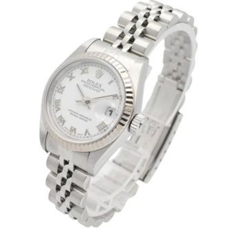 Rolex Montre Datejust Vintage doccasion - Femme - Pre-owned - Blanc - Taille: ONE Size