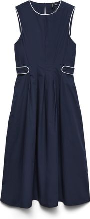 Vero Moda Vmruby Sl Midi Poplin Dress
