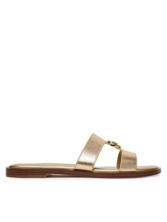 Michael Kors Pantoletten Ering Flat 40S6ERFS2M Goldfarben