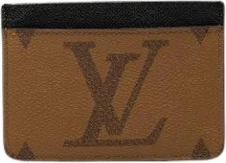 Louis Vuitton Porte-cartes Pre-owned - Femme - Pre-owned - Brun - Taille: ONE Size