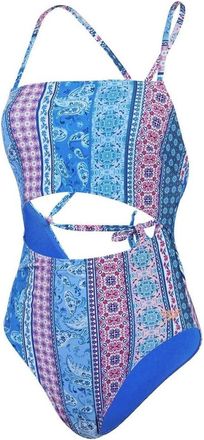 Speedo Badeanzug f&uuml;r Damen, Schwimmen (Blau/Pink)