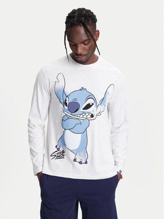 Benetton United Colors Of Benetton Pyjama-T-Shirt 3VR54M01X Grau Regular Fit