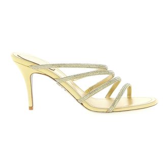 Rene Caovilla Femme, Chaussures, Jaune, Taille: 41 EU Erin Sandales