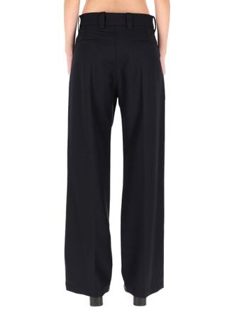 Christophe Lemaire Wool-Blend Straight Trousers - Blue