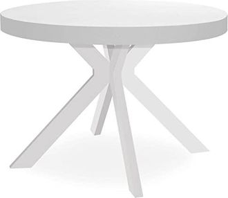 Menzzo Myriade Tisch, Holz, Weiß, L260 x T110 x H75 cm