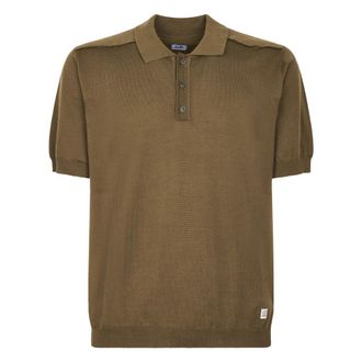 C.P. Company Cotton Sea Island Kurzarm-Polo-Pullover - - Tops - Herren - Gr&uuml;n - L