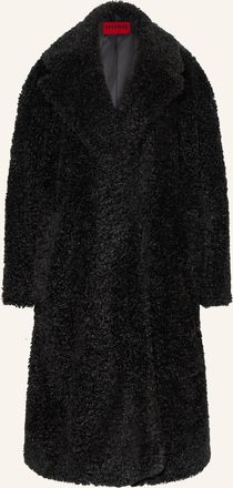 HUGO BOSS Hugo Teddyfell-Mantel Malite-1 schwarz