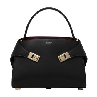 Ferragamo Gancini Henkeltasche - - Bags - Damen - Schwarzk - ONE SIZE