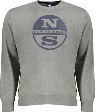 North Sails Homme, Sweatshirts et sweats &agrave; capuche, Gris, Taille: M Long Sleeve SweaT-shirt