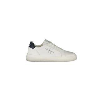 Calvin Klein Wei&szlig;er Polyester Sneaker Casual Stil - - Shoes - Herren - Wei&szlig; - 45 EU