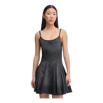 Diesel De-Spoky-S Mini Kleid - - Dresses - Damen - Schwarzk - M