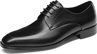 Generic Chaussures habill&eacute;es for Hommes &agrave; Lacets, Tablier carr&eacute;, Bout Bruni, Chaussures Derby en Cuir antid&eacute;rapant, Talon Bloc, antid&eacute;rapantes, Basses, f&ecirc;te(N