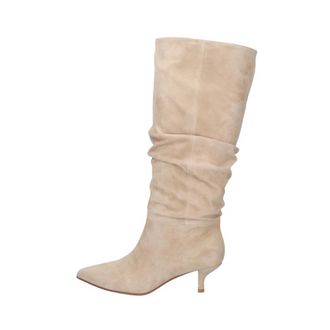 Stefano Lauran E25555 Overknee-Stiefel - - Shoes - Damen - Beige - 42 EU