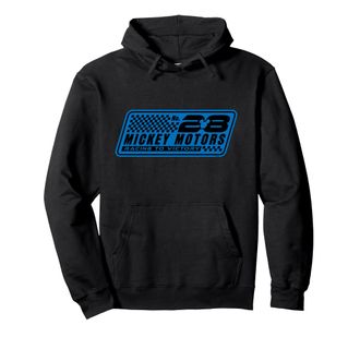 Disney Mickey Motors No. 28 Racing to Victory Badge Logo Pullover Hoodie