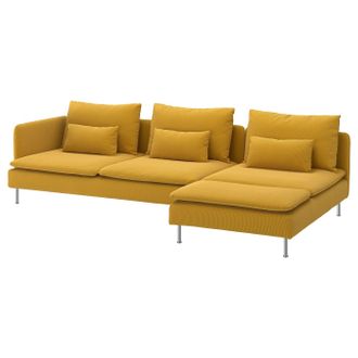 IKEA S&Ouml;DERHAMN 4er-Sofa mit R&eacute;camiere