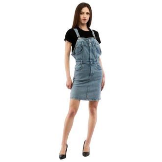 Moschino Femme, Robes, Bleu, Taille: 38 FR Robes