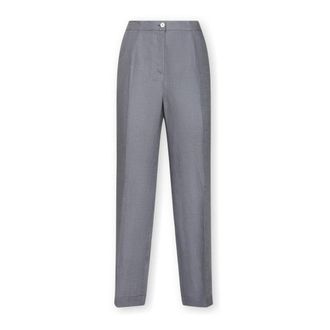Elena Miro Leinenhose - - Trousers - Damen - Grau - M