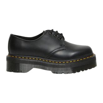 Dr. Martens Klassischer Plateauschuh Glattleder - - Shoes - Damen - Schwarzk - 40 EU