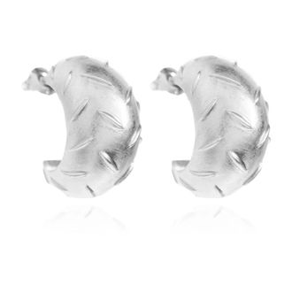 Misbhv Diamond Plate Creolen - - Accessories - unisex - Grau - ONE SIZE