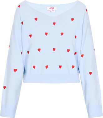 Mymo Pullover Frauen hellblau
