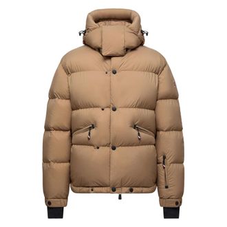 Moncler Homme, Vestes, Brun, Taille: M Coraia Veste de ski &agrave; capuche en duvet