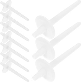 Pretyzoom TEHAUX 10 St&uuml;ck Spulenstift aus ABS Kunststoff Stabiler Garnrollenhalter f&uuml;r Haushaltsn&auml;hmaschinen Gro&szlig;er N&auml;hgarnspulenhalter f&uuml;r Einfaches Aufwickeln