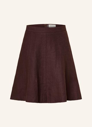 Moss Copenhagen Msch Copenhagen Leinenrock Mschnaira Claritta braun