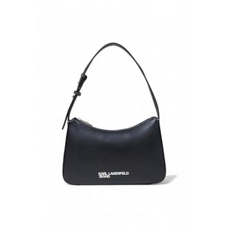 Karl Lagerfeld Metal Logo Schultertasche A3W30009 - - Bags - Damen - Schwarzk - ONE SIZE