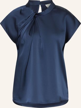 Neo Noir Neo Noir Blusenshirt Fleur Aus Satin blau
