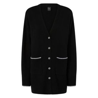 Pinko Pinko, Femme, Pulls, Noir, Taille: 40 FR Tasmania Cardigan