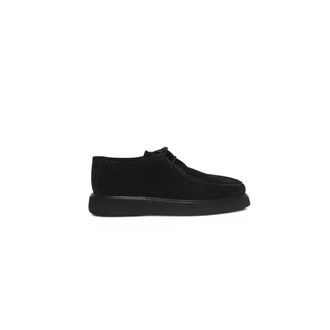 Cerruti Homme, Chaussures, Noir, Taille: 42 EU Derby Casual en Cuir