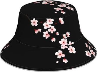 Generic Chapeau De Godet Impression De Cerises Tombantes Chapeaux De Soleil De Plage Respirant &Eacute;t&eacute; Bonnet De Soleil, pour Sports, Plage, Le Camping, 56-58cm