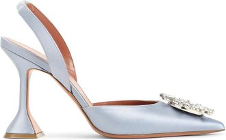 Amina Muaddi Mules - Gris