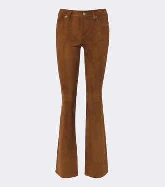 Frame Denim Pantalon &eacute;vas&eacute; The Suede Rodeo en daim