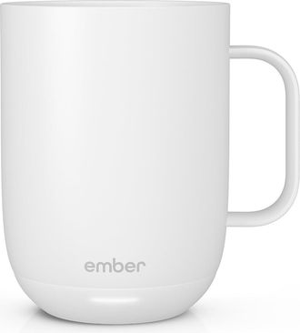 Ember Temperature-Control Smart Mug 2, 414 ml, White, 80 min. Battery Life - App-Controlled Heated Coffee Mug - New & Improved Design