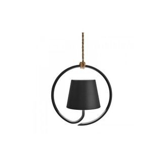 Zafferano Zafferano - Lampe &agrave; suspension led Poldina Gris Fonc&eacute;, rechargeable et dimmable