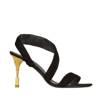 Balmain Femme, Chaussures, Noir, Taille: 38 1/2 EU Sandales Moneta