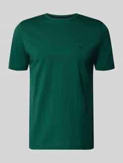Fynch-Hatton T-Shirt mit Rundhalsausschnitt und Label-Stitching