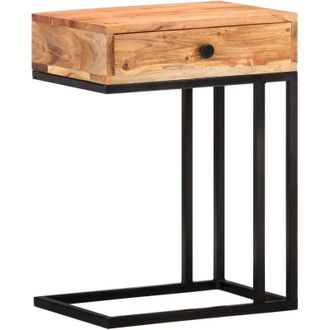 vidaXL Vidaxl - Table dappoint en forme dU 45x30x61 cm Bois dacacia massif