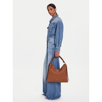 Coccinelle Handtasche Coccinelle M50 Boheme Grana Double E1 M50 13 02 01 Braun