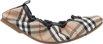 Burberry Femme, Chaussures, Beige, Taille: 39 EU Ballerines Fawn Check