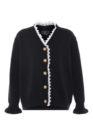 Faina Strickjacke Damen schwarz