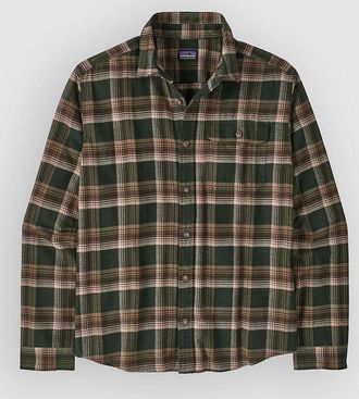Patagonia LW Fjord Flannel Hemd treeline green