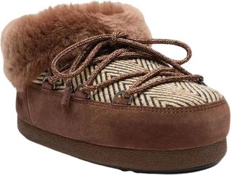 Moon Boot Botte Mule EVX Chalet Fourrure - Femme - Sport - Brun - Taille: 35 EU