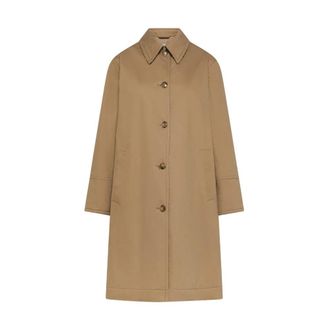 Seventy Langer einreihiger Mantel - - Coats - Damen - Braun - M